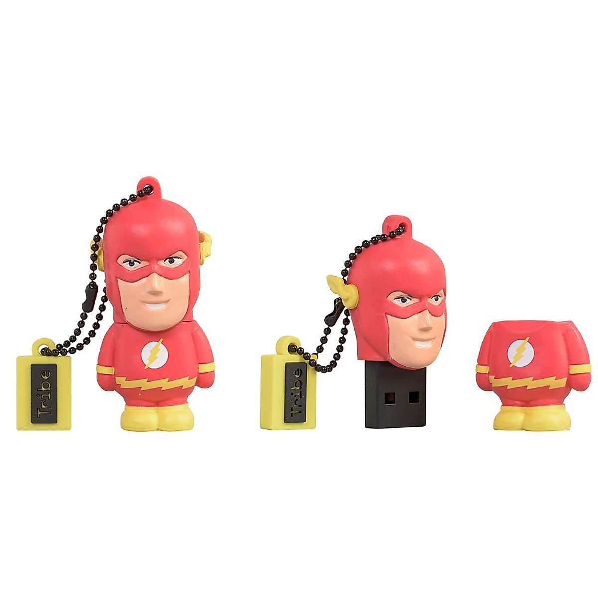 Tribe DC Comics Warner Bros. Pendrive Figure 8 GB Funny USB Flash Drive 2.0, Keyholder Key Ring, Flash (FD031406),Red