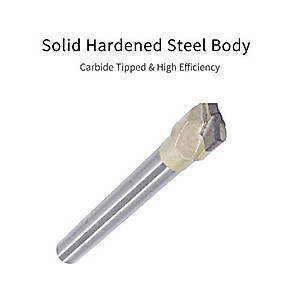 TIDEWAY Forstner Drill Bit Woodworking Hole Saw Wood Cutter Dia 15/32"(12mm)