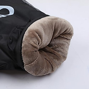 Handlebar Mitten Bicycle Mitts Winter Thermal Cover Cycling Hand Warm Windproof Cold Weather For Mountain Bike Motor Warm Handle Cover Bike Handlebar Mittens Bicycle Pogies Mitts Winter Thermal