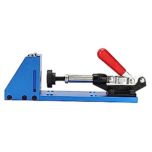 Complete Woodworking Tool Set - Hole Locator Jig Brad Point Pocket Hole Jig Kit Dowel Rods and Clamps for Wood Hole Drilling