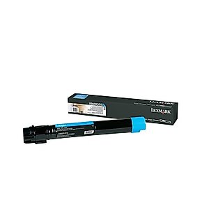 Lexmark X950X2CG X950 X952 X954 Toner Cartridge (Cyan) in Retail Packaging