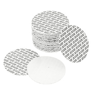 PATIKIL 70mm/2.76" Foam Lid Liner, 150 Pack PS Foam Resistant Tamper Pressure Sensitive Seal for Bottle Cap Liners Seals