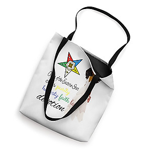 Order Of The Eastern Star OES Class Devotion Purity Diva Tote Bag