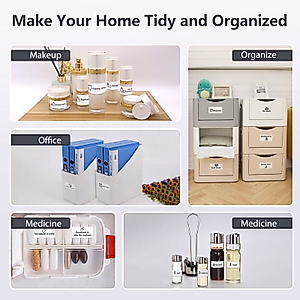 PikDik Mini Bluetooth Label Makers - D11 White Label Maker Machine with Tape Portable Label Printer Labeler for Labeling Jars Bins Home Organizing Office