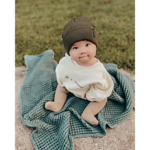 FURTALK Toddler Beanie Baby Boys Girls Beanies Kids Knit Winter Hats for 0-8 Years Green