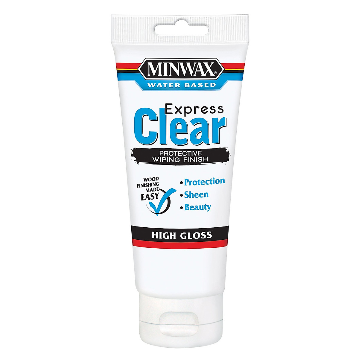 Minwax 40801 6-Ounce Clear High Gloss Color Wiping Stain and Finish