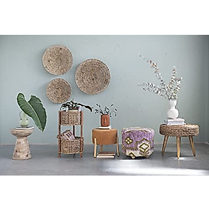 Bloomingville Woven Recycled Cotton Blend Throw with Fringe