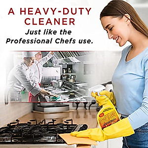 Smart 'n Easy Barbecue Grill & Oven Cleaner Plus - For BBQ Grills, Ovens, Stoves, Drip Pans, Cooktops, Burners, PLUS More! - Removes Oil, Grease, Cooking Remains - Chef's Choice - 22oz Spray