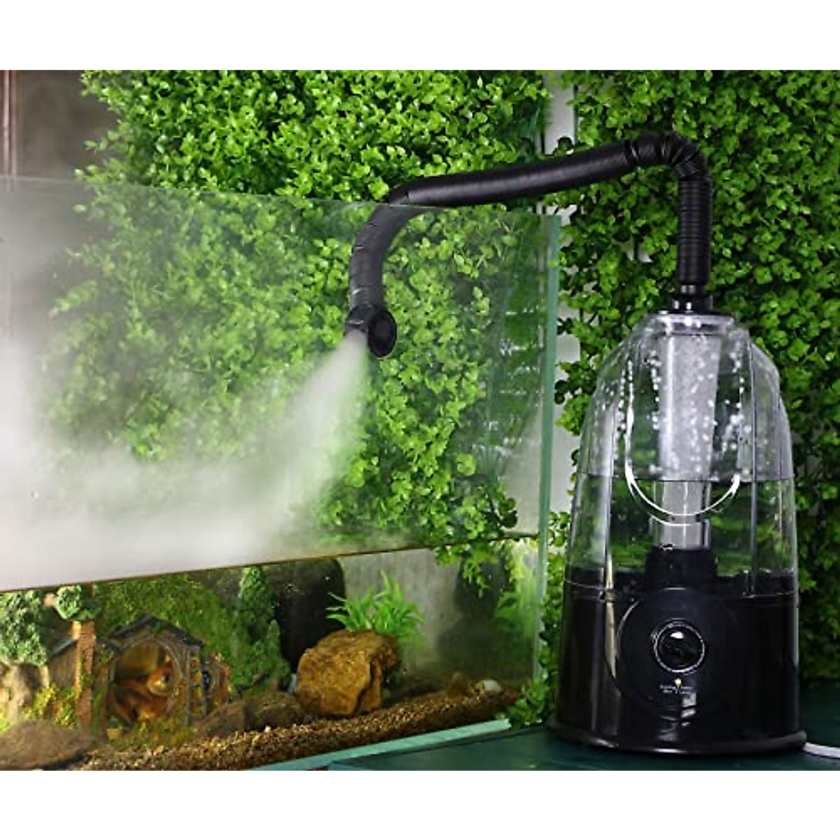 Reptile Fogger Terrariums Humidifier Fog Machine Mister 3L Large Size Ideal for Paludarium/Vivarium/Reptiles/Amphibians/Herps