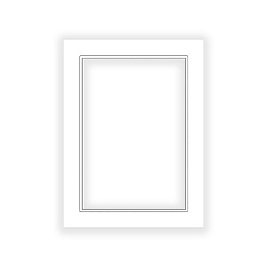 10x12 Mat for 8x10 Photo - Precut White on White Double Mat Picture Matboard for Frames Measuring 10 x 12 Inches - Bevel Cut Matte to Display Art Measuring 8 x 10 Inches - Acid Free ONE MAT