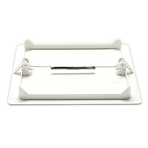 Watts APU16 Spring Fit Drywall Access Panel, White, 8 inch x 8 inch & Fluidmaster AP-0808 Click Fit Access Panel for Plumbing, Wiring, and Cables, Size 8-In. x 8-In., Easy Install, White