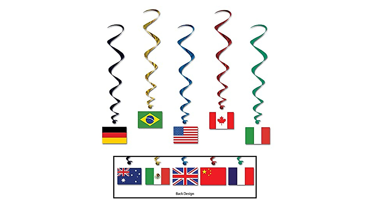 International Party Decorations - Flags, Streamers & Banners