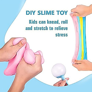 10 Pack Butter Slime Kit,Super Soft and Non-Sticky Toy,DIY Educational Slime Toys for Kids,Stress Relief Toys,Party Favor for Kids Girls & Boys(1*ice Cream Model)