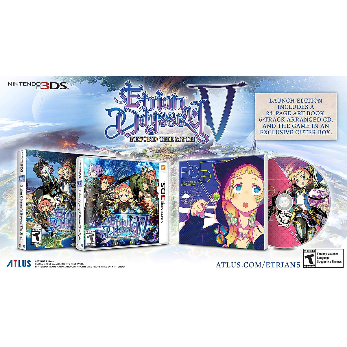 Etrian Odyssey V: Beyond The Myth - Nintendo 3DS (Renewed)