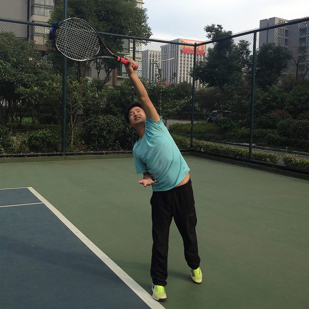 lianth Tennis Racket Weight Training Aid Racquet Weight-Adding Device Tenis Trainer