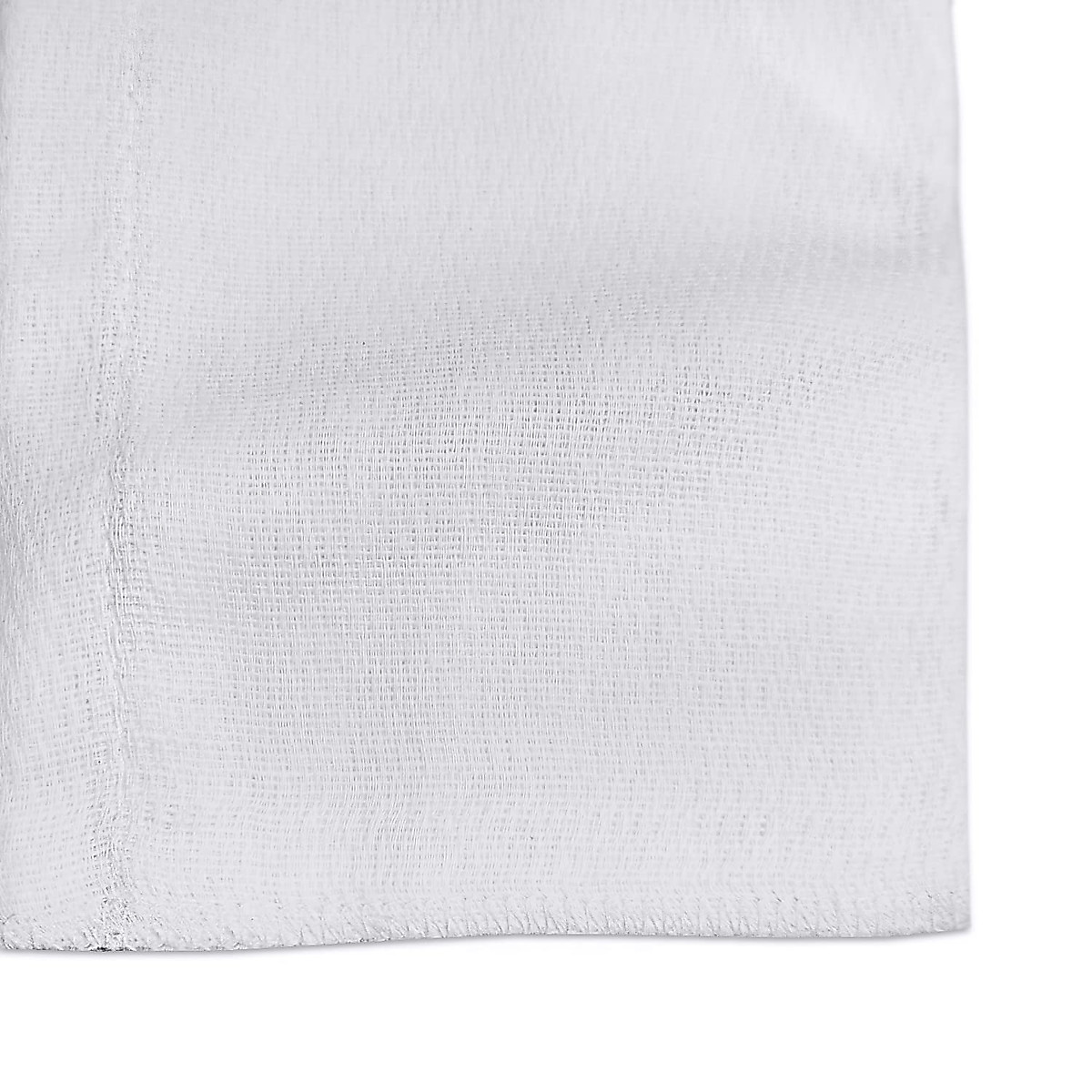 Ruvanti 10 Pack, Birdseye 3-Ply Prefold Cloth Diapers for Babies, 13x19 Inch, White