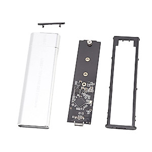 M.2 NVME SSD Chassis, 6Gbps Speed, Tool Less Design, USB3.1 to NVME PCIE, Aluminum Housing, M Key Type C Interface for 2230/2242/2260/2280 SSD