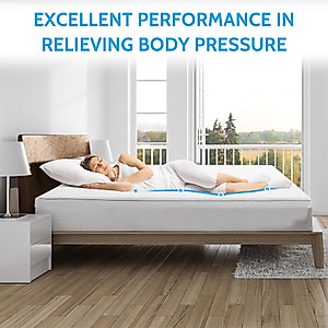 Swbvs Twin Mattress, 3 Inch Memory Foam Single Bed Mattress, Pressure Relief & Supportive Twin Size Mattress