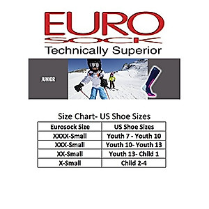 Eurosock Junior Supreme Socks, Black, X-Small