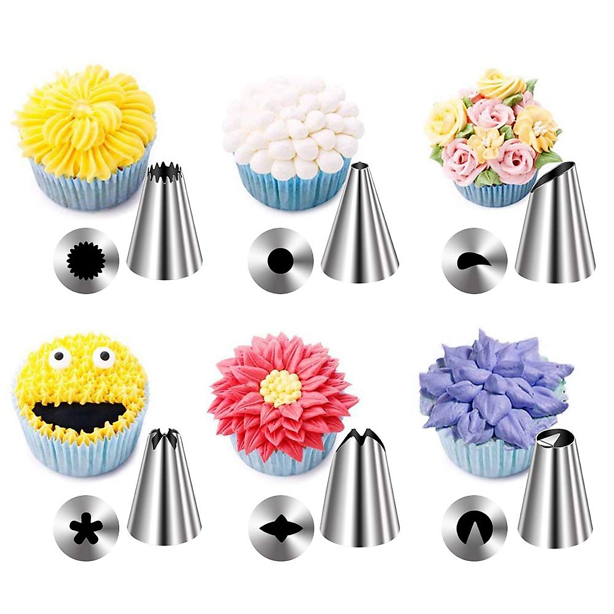 21 Pcs Silicone Macaron Baking Mats Kit Reusable Nonstick Pastry Food Safe for Cookies Macaron and Cake