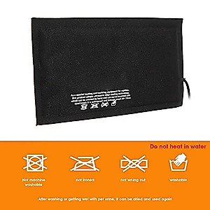 plplaaoo Reptile Heating Pad,Constant Temperature Under Tank Terrarium Warmer Heating Mat, Adjustable Temperature Under Tank Terrarium Heater, Heat Mat for Turtle Snake Frog Lizard Small Animals(L)