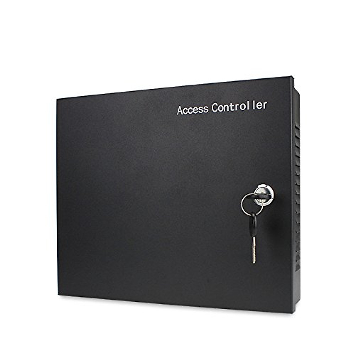 MENGQI-CONTROL 4 Doors Access Control System Infrared No Touch Exit Keypad Scanner 600lbs Electric Magnetic Lock 110V Metal Power Box RFID Reader RFID Card Key Fob(Phone APP remotely Open Door)