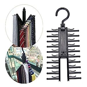 GMLSD Household Storage Rack,Rotatable Storage Rack,Portable Multi-Function Hanger F/Black/As Shown