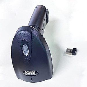 Wireless Bluetooth Barcode Scanner Automatic 2D QR Code Scanner Wireless for POS System, 1D PDF417 Screen Scanning Barcode Reader for Warehouse Inventory,Supermarket,Retail Shop