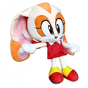 WEERSHUN Plush Toys, 10-12 inch Series Action Figures Plushies (Cream The Rabbit)