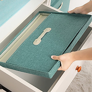 GUO FENG DIAO ® A++with Lids Fabric Foldable Storage Bins Organizer Containers Baskets with Lid for Home Bedroom Closet Office