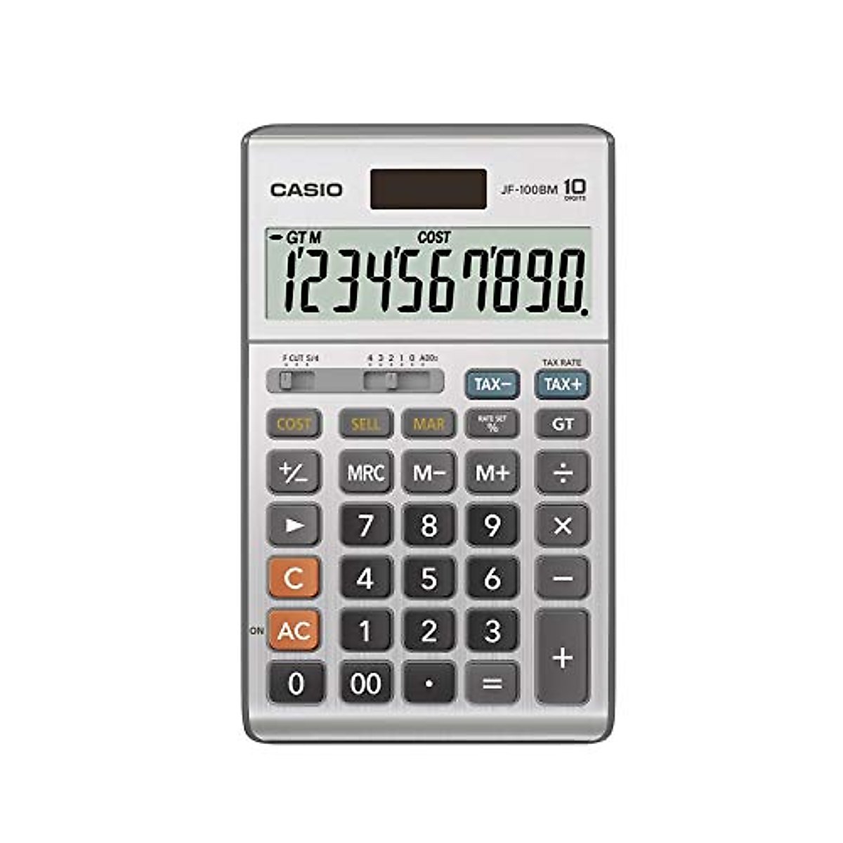 Casio Inc. JF-100BM Standard Function Calculator,Multicolor