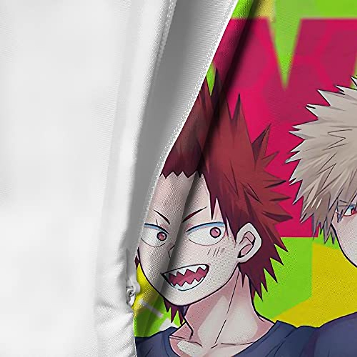 AKARDO Hero School Anime One for All Izuku Duvet Covers, Soft Microfiber Washed Duvet Cover Set 3 Pieces with Zipper Closure,Beding Set (14,Full (79"x90"))