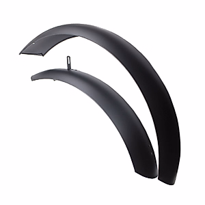 Bike mud Guard Set,20inch Snowboard Bicycle Mudguard E-Bike Electric Wing 20x4.0 Fat Tire Folding Bike Iron Sturdy Durable Mud Guard Suit The 1 Suit