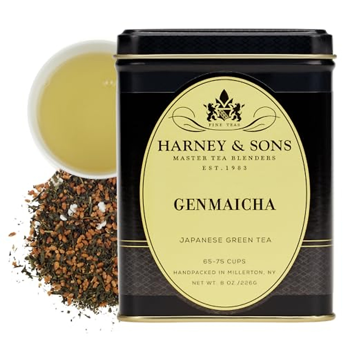 Harney & Sons Genmaicha Tea | 8 oz Loose Leaf Tea