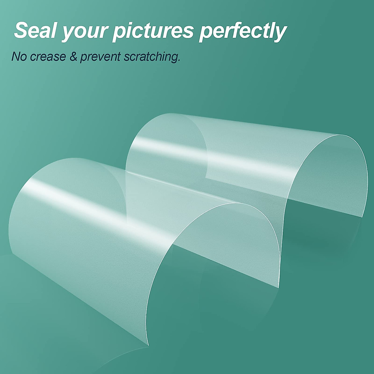 KTRIO Laminating Sheets, Holds 8.5 x 11 Inch Sheets 15 Pack, 5 Mil Thermal Laminating Pouches 9 x 11.5 Inch Clear Plastic Lamination Sheet Paper for Laminator, Round Corner Letter Size