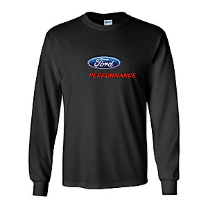 Ford Performance Long Sleeve T-Shirt Ford Mustang GT ST Racing Black X-Large