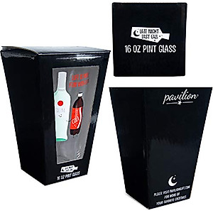 Pavilion - Life Is More Fun With Rum - Rum & Coke - 16 oz Pint Glass Tumbler