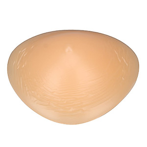 Bra Pad Inserts, Soft Silicone Post Mastectomy Prosthetic Breast, Triangle Shaped, Improve Breast Shape, Suitable for Left and Right Breast, Breathable Breast Enhancer (Model 1)
