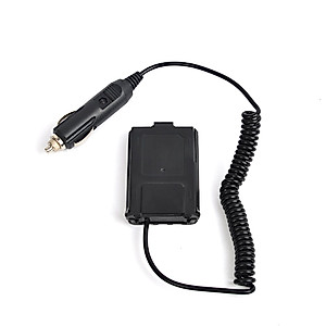 Battery Eliminator Car Charger for Baofeng Transceiver Ham Radio UV-5R UV-5R+ UV-5RA UV-5RA+ UV-5RB UV-5RC UV-5RD UV-5RE UV-5RE Plus Walkie Talkie
