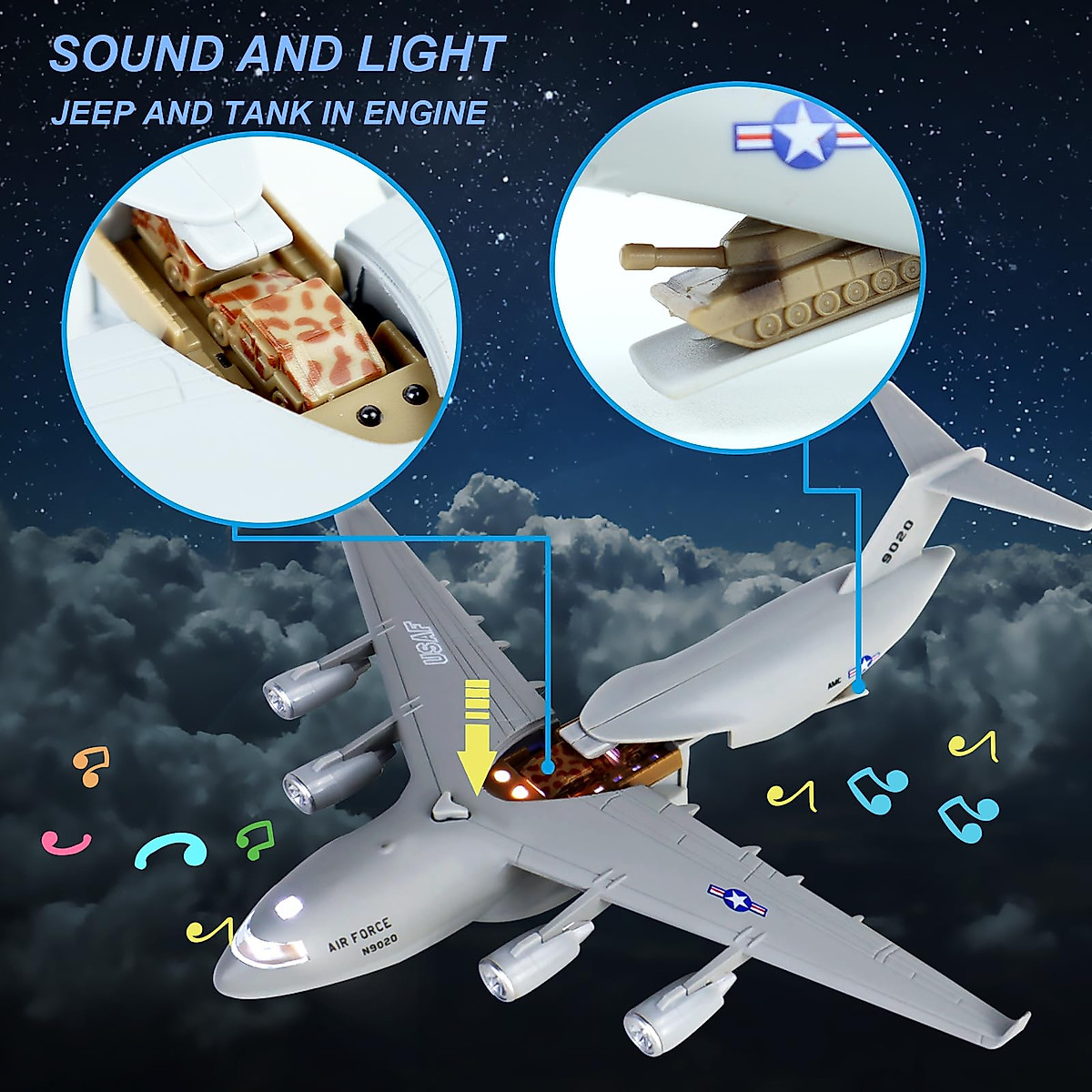 CORPER TOYS Diecast Plane Metal Pull-Back Aircraft Toys Air Plane Model for Kids Boy Birthday