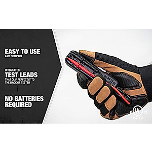 Southwire 40141S Voltage Tester, Black/Brown