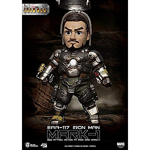 Beast Kingdom Iron Man Mark 1 EAA-117 Egg Attack Action Figure, Multicolor