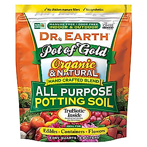 Dr. Earth Pot of Gold All Purpose Potting Soil 8 qt