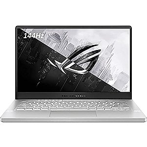 Asus ROG Zephyrus G14 VR Ready Gaming Laptop, 14" 144Hz Full HD IPS Display, 8 Cores AMD Ryzen 9 5900HS,NVIDIA GeForce RTX 3060, Moonlight White- Accessories (24GB RAM|1TB PCIe SSD)