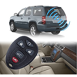 Keyless Entry Remote Control Car Key Fob for 2007-2016 Chevy Suburban Tahoe Traverse/Buick Enclave/GMC Acadia Yukon/Cadillac Escalade FCCID: OUC60270 OUC60221(5Btn 2 Pcs)