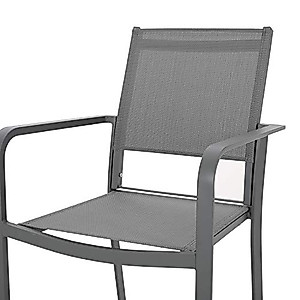 Christopher Knight Home Colfax Outdoor Dining Sets, Natural + Gray + Dark Gray