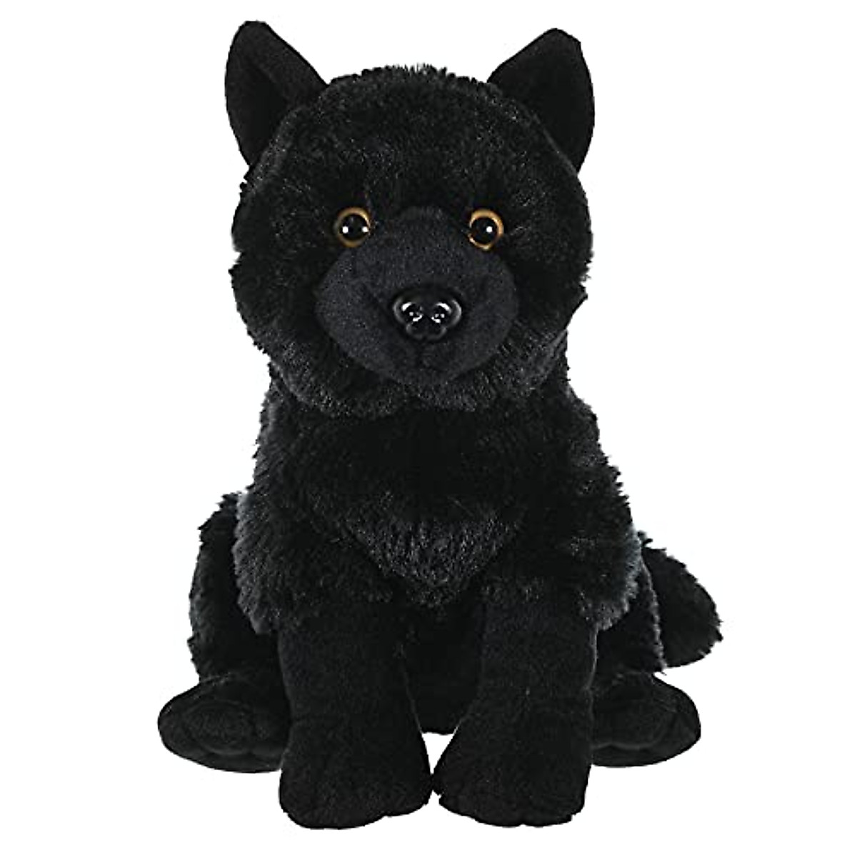 Wild Republic Wolf Plush, Stuffed Animal, Plush Toy, Kids Gifts, Black, 12"