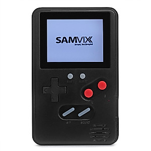 Samvix GoobaBoy - Kosher Game Console with Over 400 Console Games, Rechargable Battery, and Colored Screen