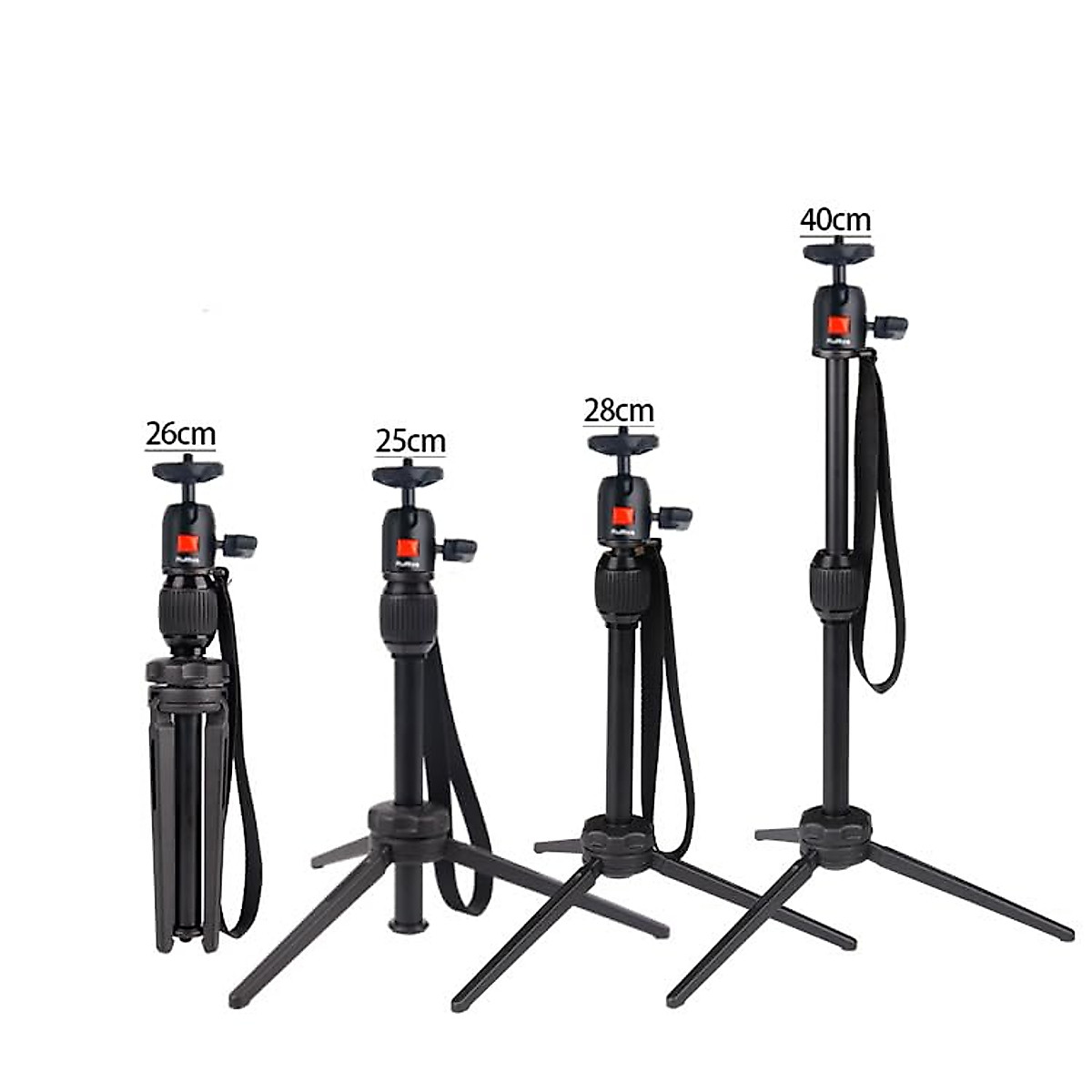 Tripod Stand Compatible with Anker Nebula Capsule Series, Universal Mini Camera Tripod, Aluminum Alloy Portable Projector Stand for Capsule, Capsule Max, and Capsule II with Swivel Ball Head