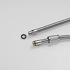 Weirun 46092000 Kitchen Sink Pull Out Faucet Hose Replacement Part for Grohe Ladylux Faucet, 59 Inch Stainless Steel